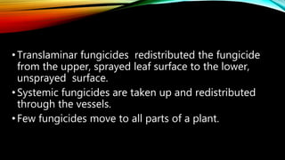 FUNGICIDES COMPATIABILITY WITH AGRO-CHEMICALS | PPTX
