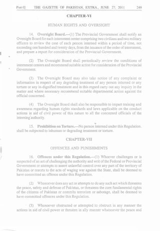 PATA Actions in Aid of Civil Power (June 2011) | PDF