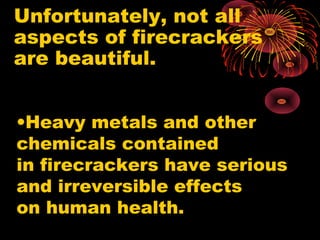 Pataakha(firecrackers) - cause of noise and air pollution. | PPT
