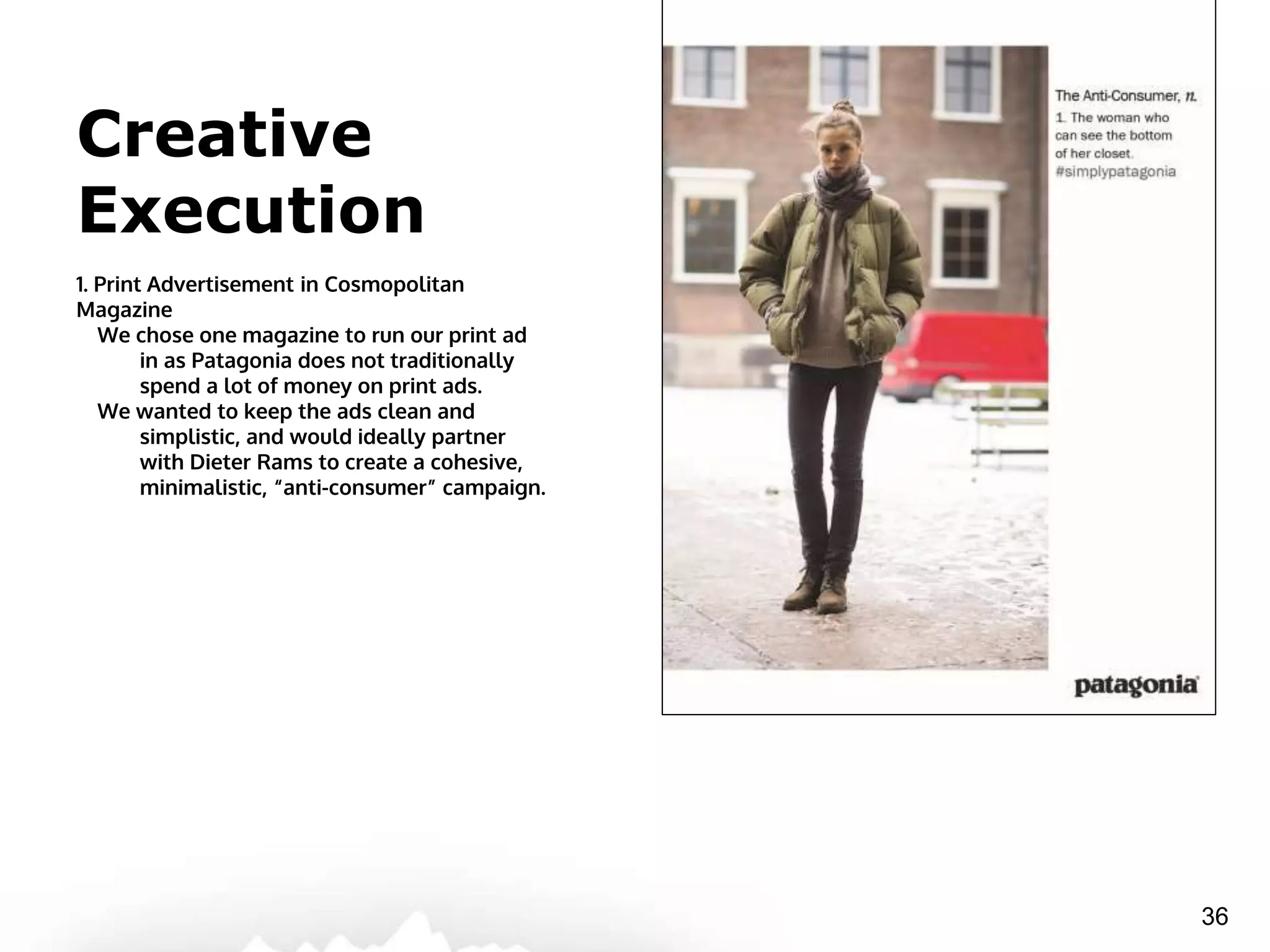 Patagonia Ad Campaign | PPTX