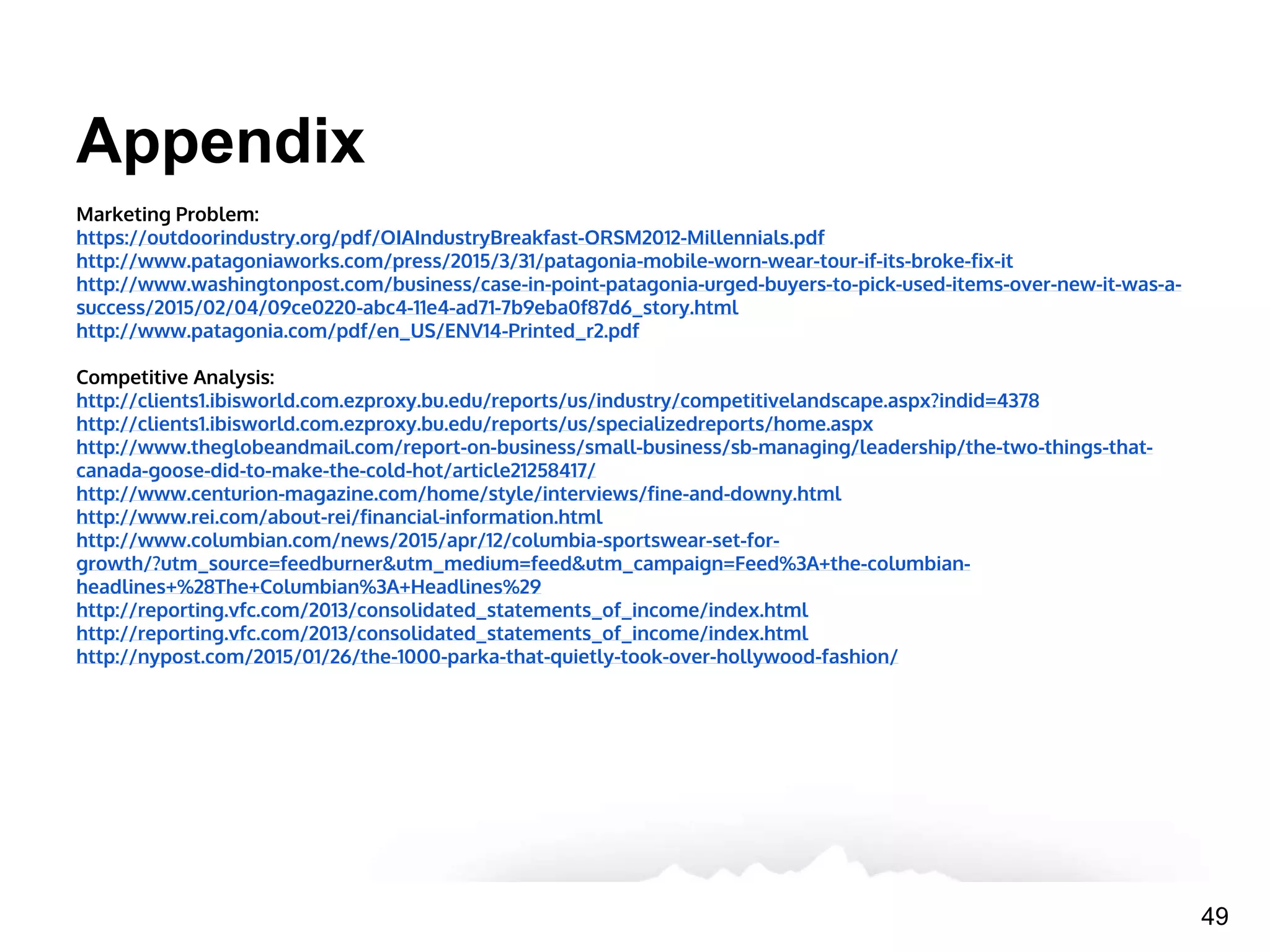 Patagonia Ad Campaign | PPTX