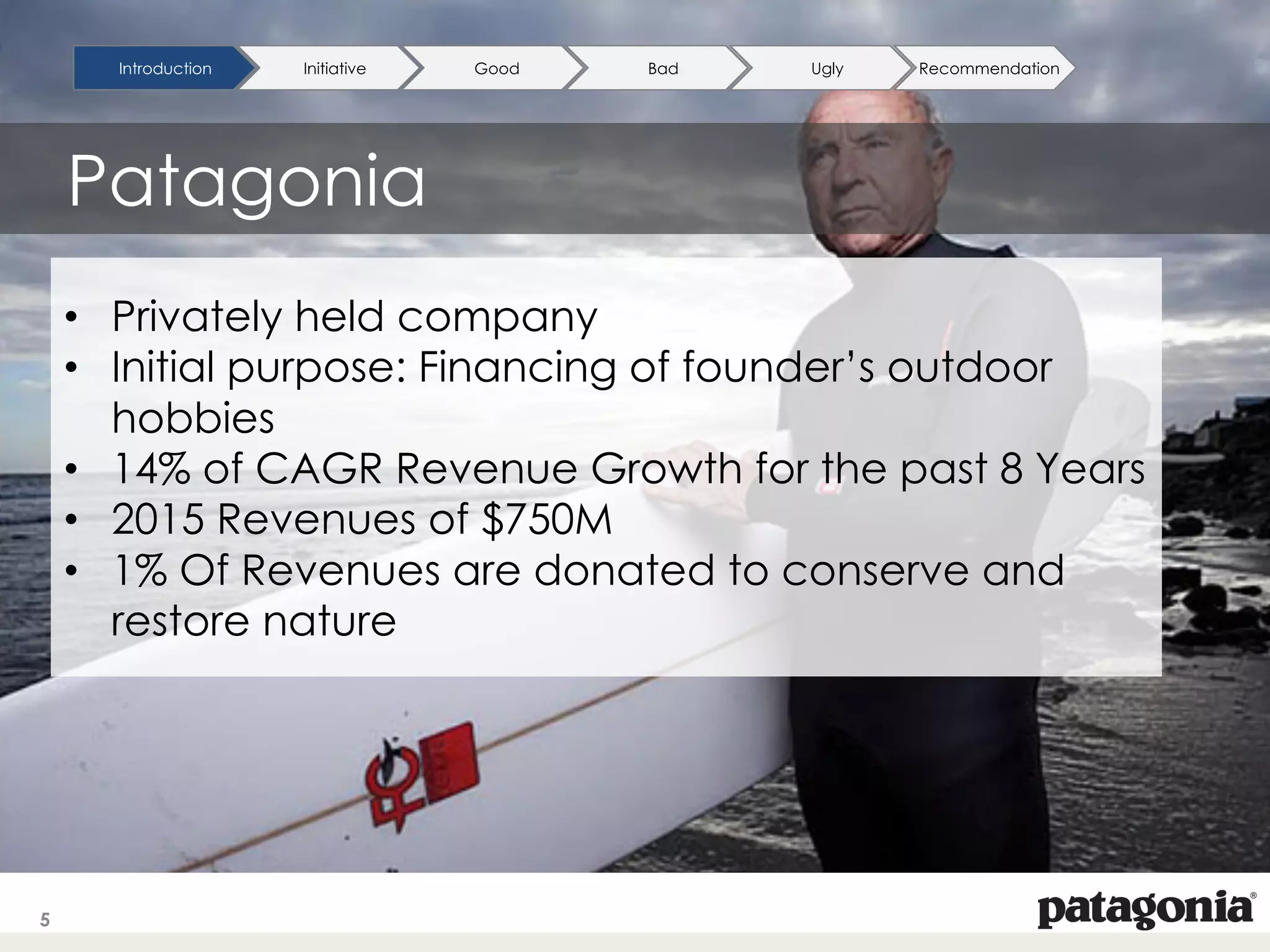 Patagonia - Corporate Social Responsibility | PDF