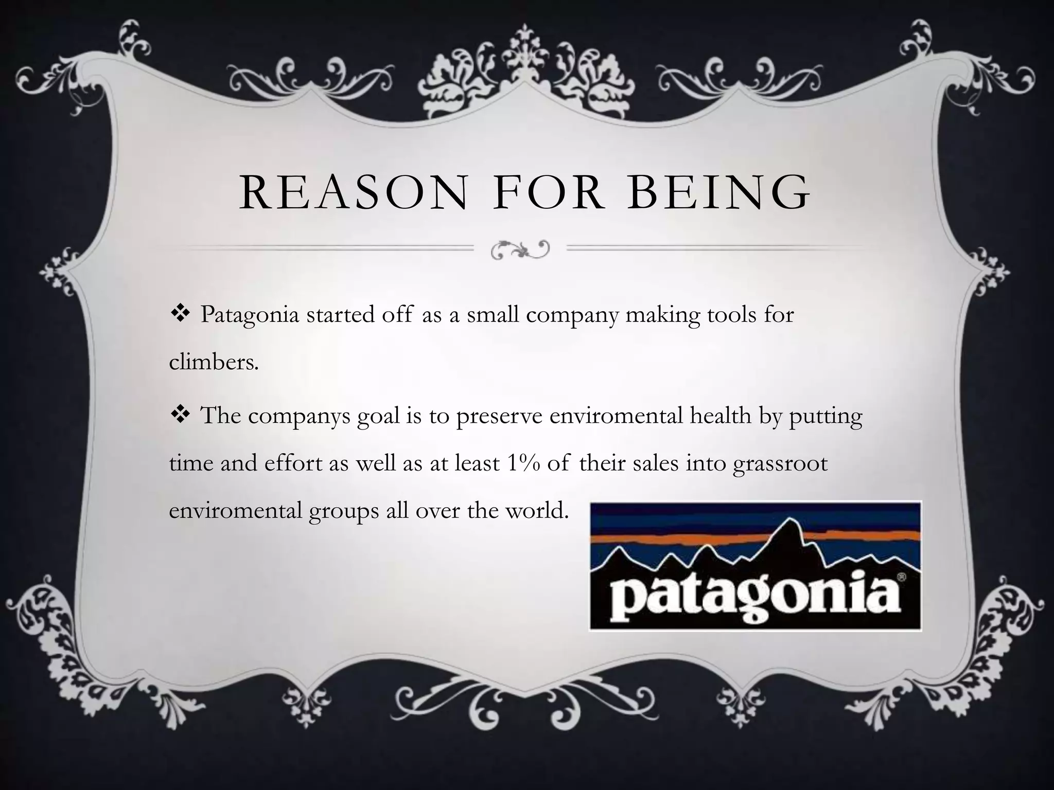 Patagonia project | PPTX
