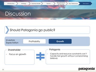 Environmental Differentiation Strategy of Patagonia | PPTX