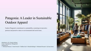 Patagonia Final-V2-and how its sustainable.pptx
