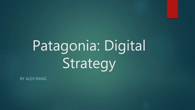 Patagonia final presentation | PPT