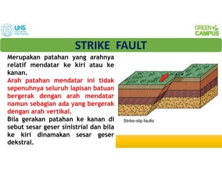 Patahan, Materi Ajar Geologi UNS SURAKARTA | PPT