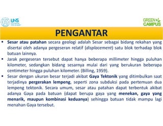 Patahan, Materi Ajar Geologi UNS SURAKARTA | PPT