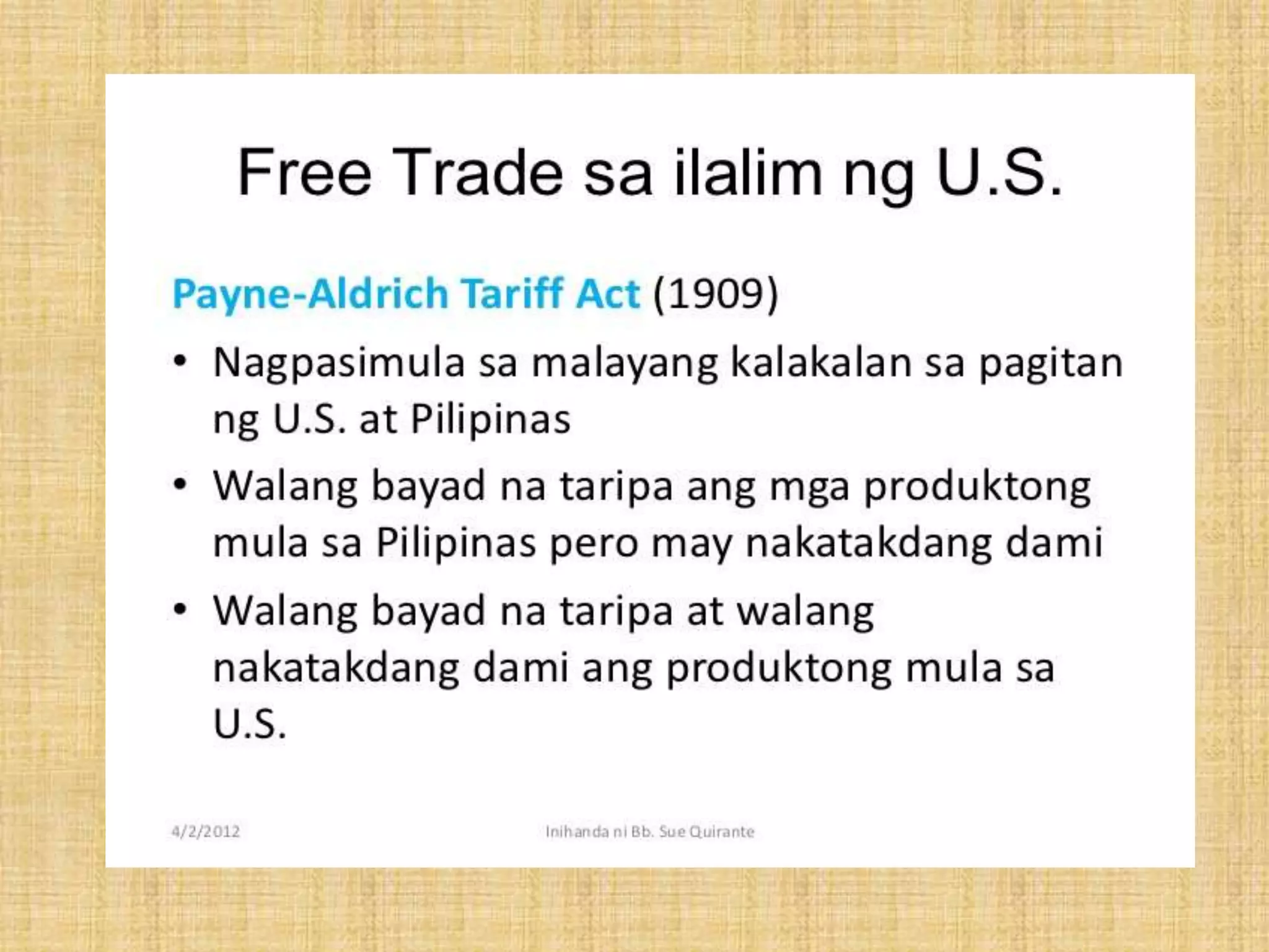 Patakaran ng-malayang-kalakalan (1) | PPTX