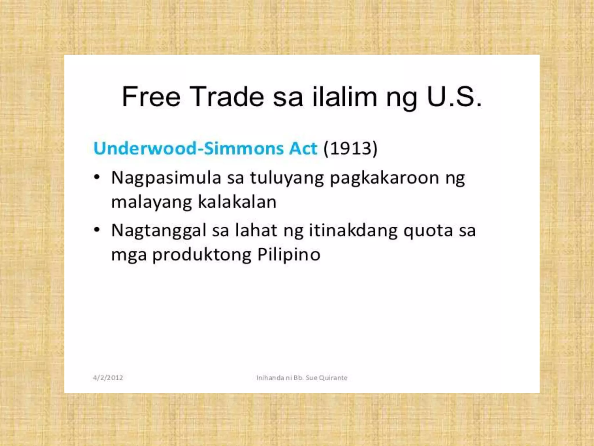 Patakaran ng-malayang-kalakalan (1) | PPTX