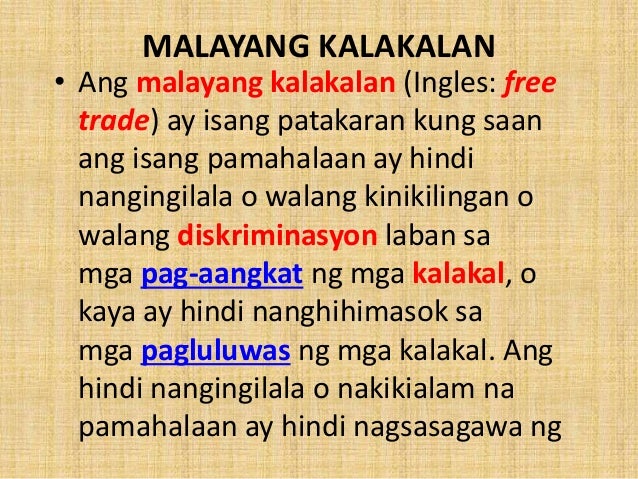 Patakaran ng-malayang-kalakalan (1)