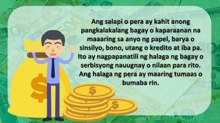 ppt PARA SA PATAKARANG PANANALAPI AT PAGKAKAISA | PPT