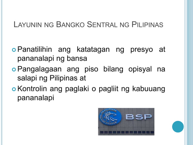 Patakarang pananalapi | PPTX