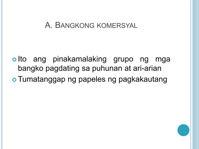 Patakarang pananalapi | PPTX