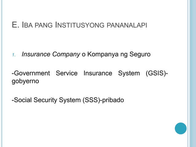 Patakarang pananalapi | PPTX