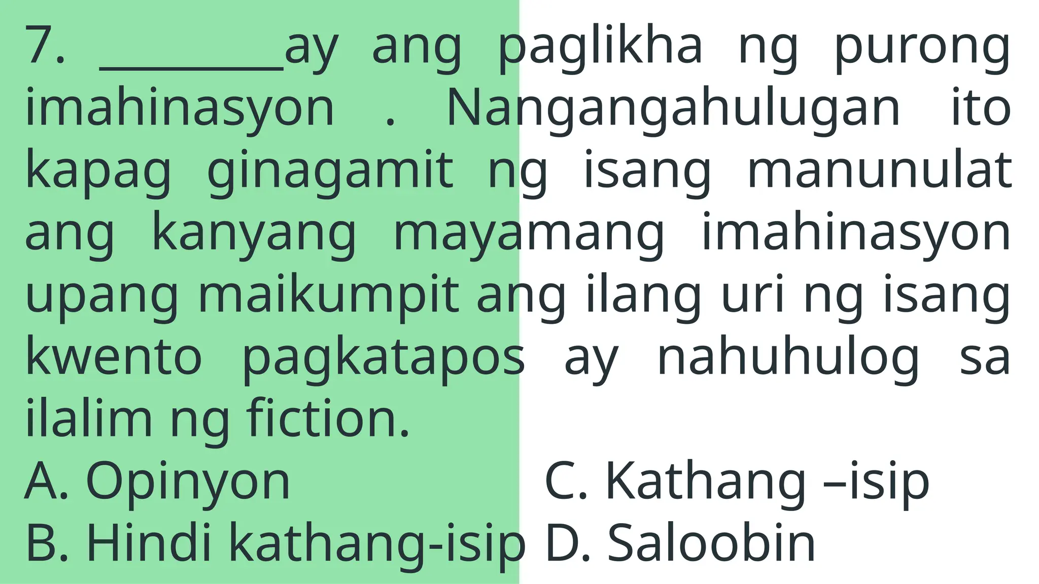 Paggawa ng Patalastas at Usapan Gamit ang iba't ibang bahagi ng ...