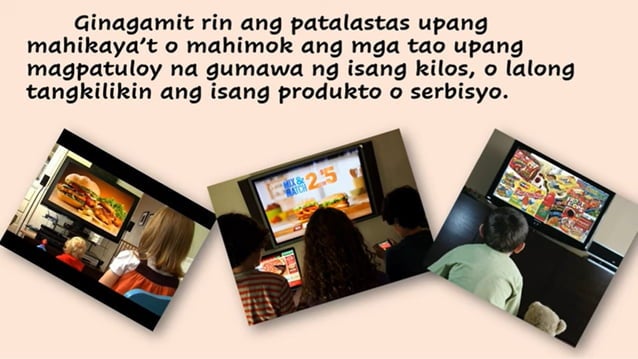 Paggawa ng Patalastas at Usapan Gamit ang iba't ibang bahagi ng ...