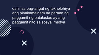 Ano ang patalastas: anyo at paraan ng pagawa | PPTX