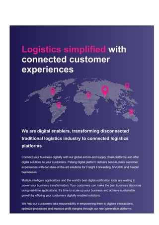 Best Logistics Software & Digital Logistics Platform | Patang | PDF