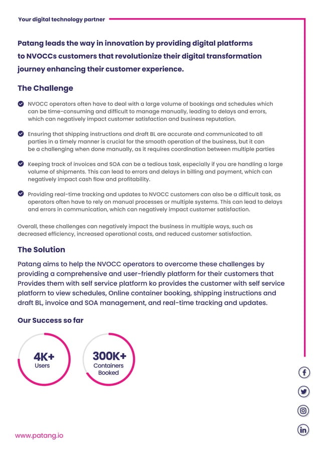 NVOCC Platform | PDF