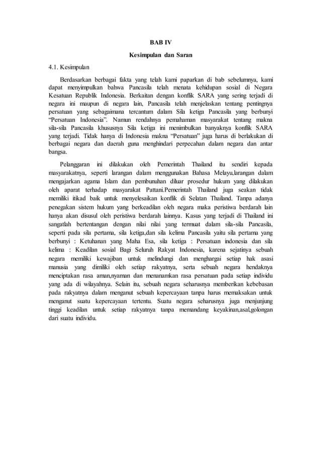 Patani matkul pancasila kel 7 | DOCX