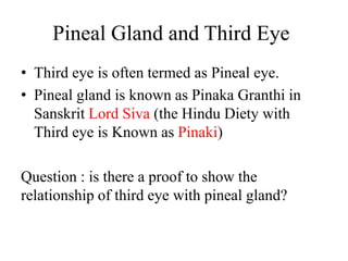 The concept of Third Eye | PPTX