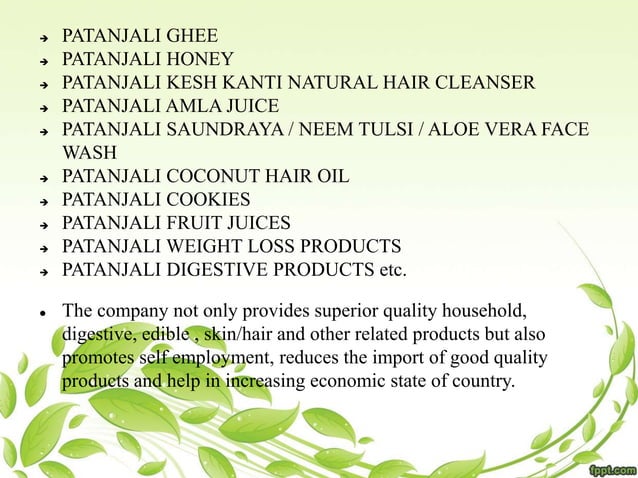Patanjali Business Strategies | PPTX | Herbs and Supplements ...