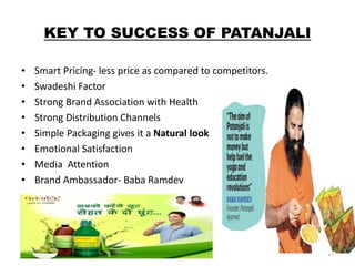 PATANJALI | PPTX | Herbs and Supplements | Alternative Medicine