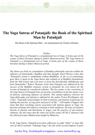 Patanjali yoga-sutras-eb | PDF