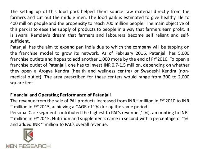 Patanjali Ayurved Limited Company Analysis - New Product Pipeline and…