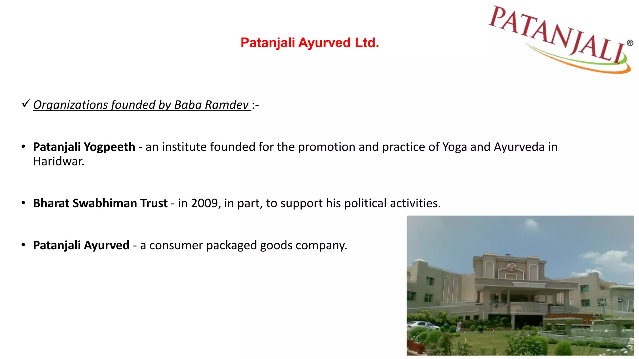Patanjali Ayurved Ltd. | PPT