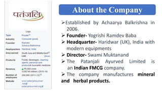 Patanjali | PPTX | Herbs and Supplements | Alternative Medicine