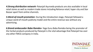 Patanjali's marketing strategy | PPTX
