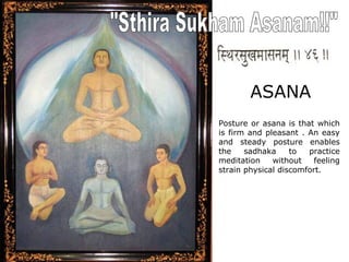 Ashtanga Yoga or Patanjali yoga presentation | PPT