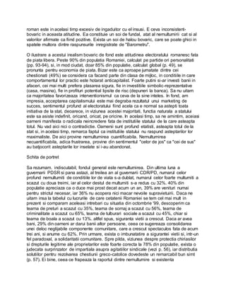 Patapievici, horia roman - electoratul romanesc - o fotografie miscata | DOC