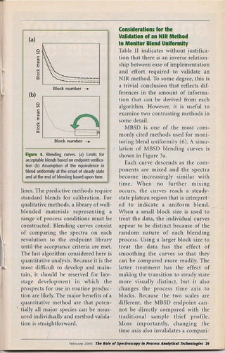 The Use of NIR as a PAT Tool for Measuring Blend Uniformity | PDF