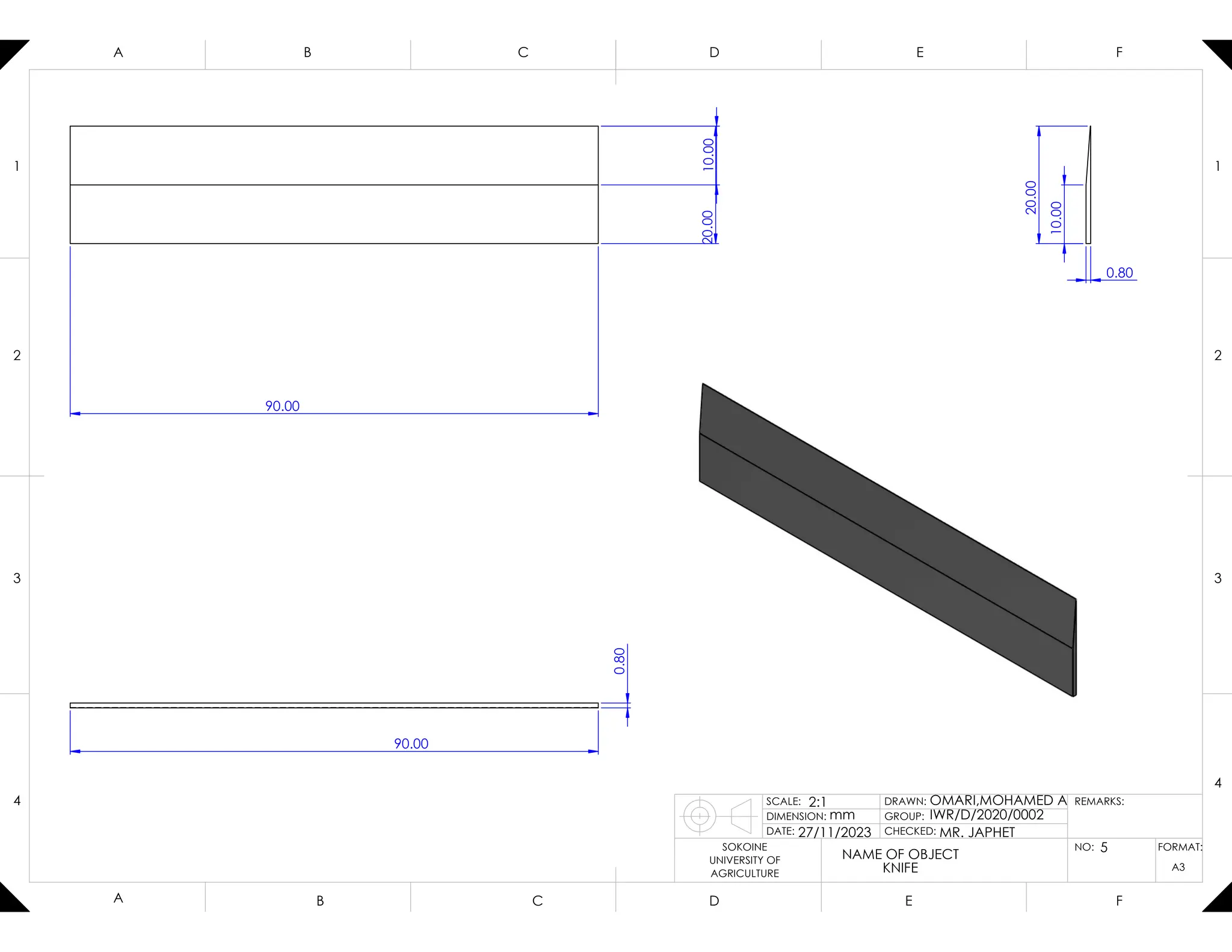 PATATO CUTTING MACHINE DESIGN IN SOLIDWORKS | PDF