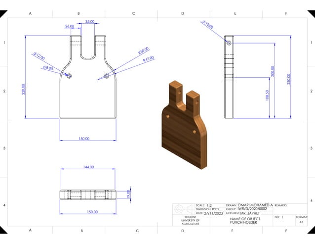 PATATO CUTTING MACHINE DESIGN IN SOLIDWORKS | PDF