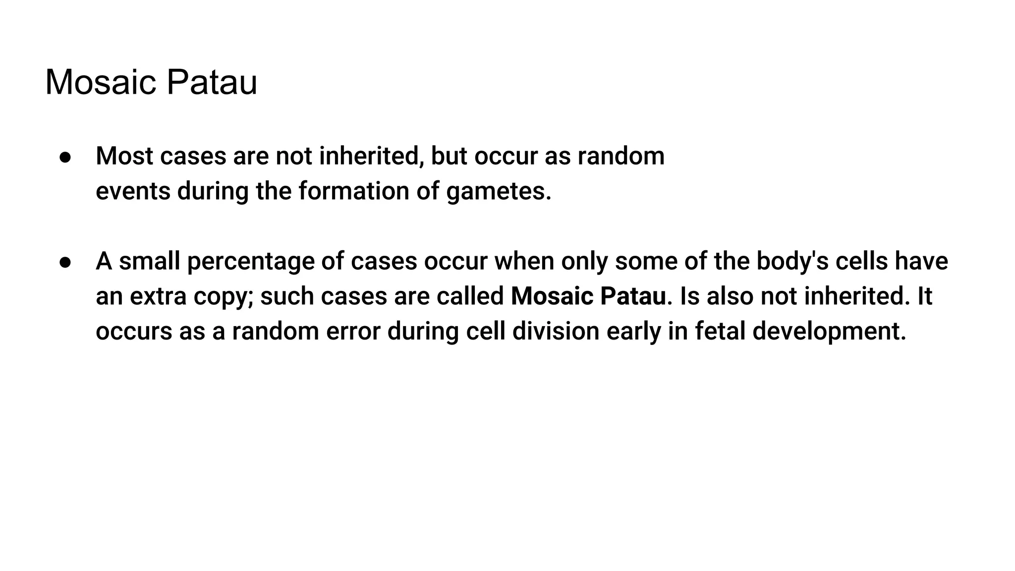 Patau's Syndrome presentationon genetics.pptx