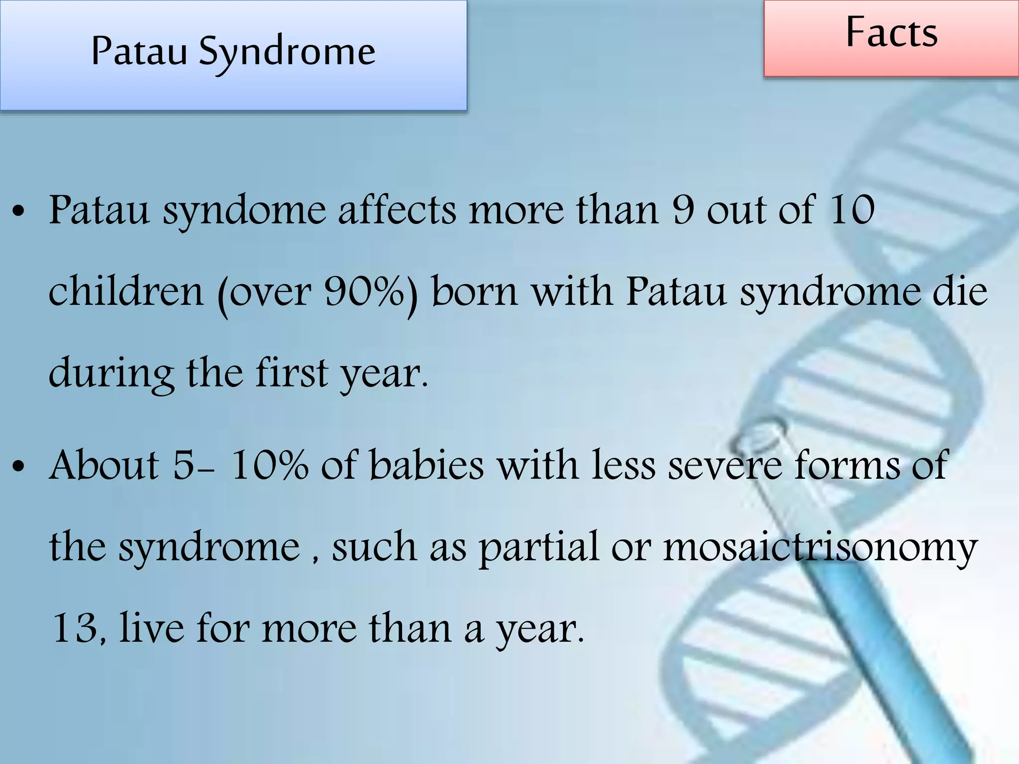 Patau Syndrome | PPTX