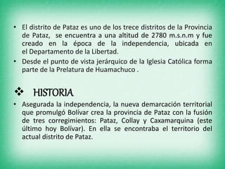Distritos de Pataz | PPTX