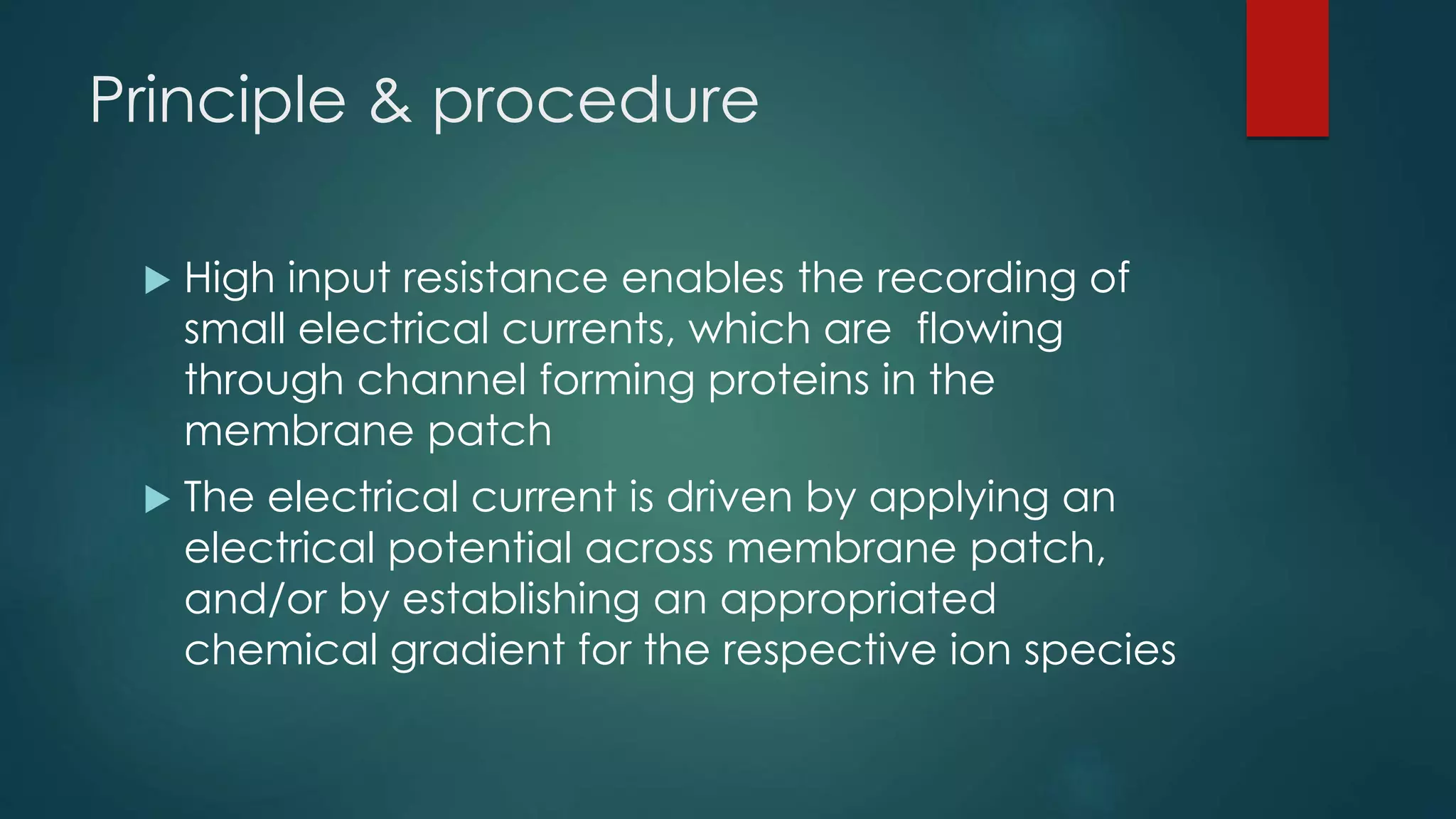 Patch clamp technique | PPTX