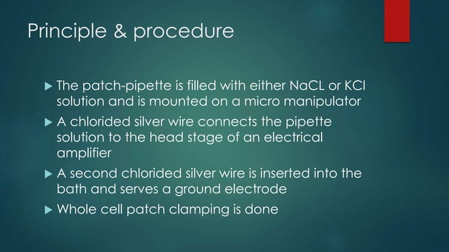 Patch clamp technique | PPTX | Biological Sciences | Science