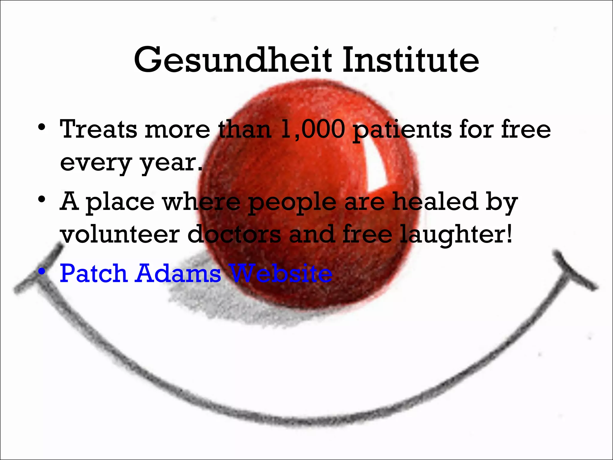 Patch Adams Pp | PPT