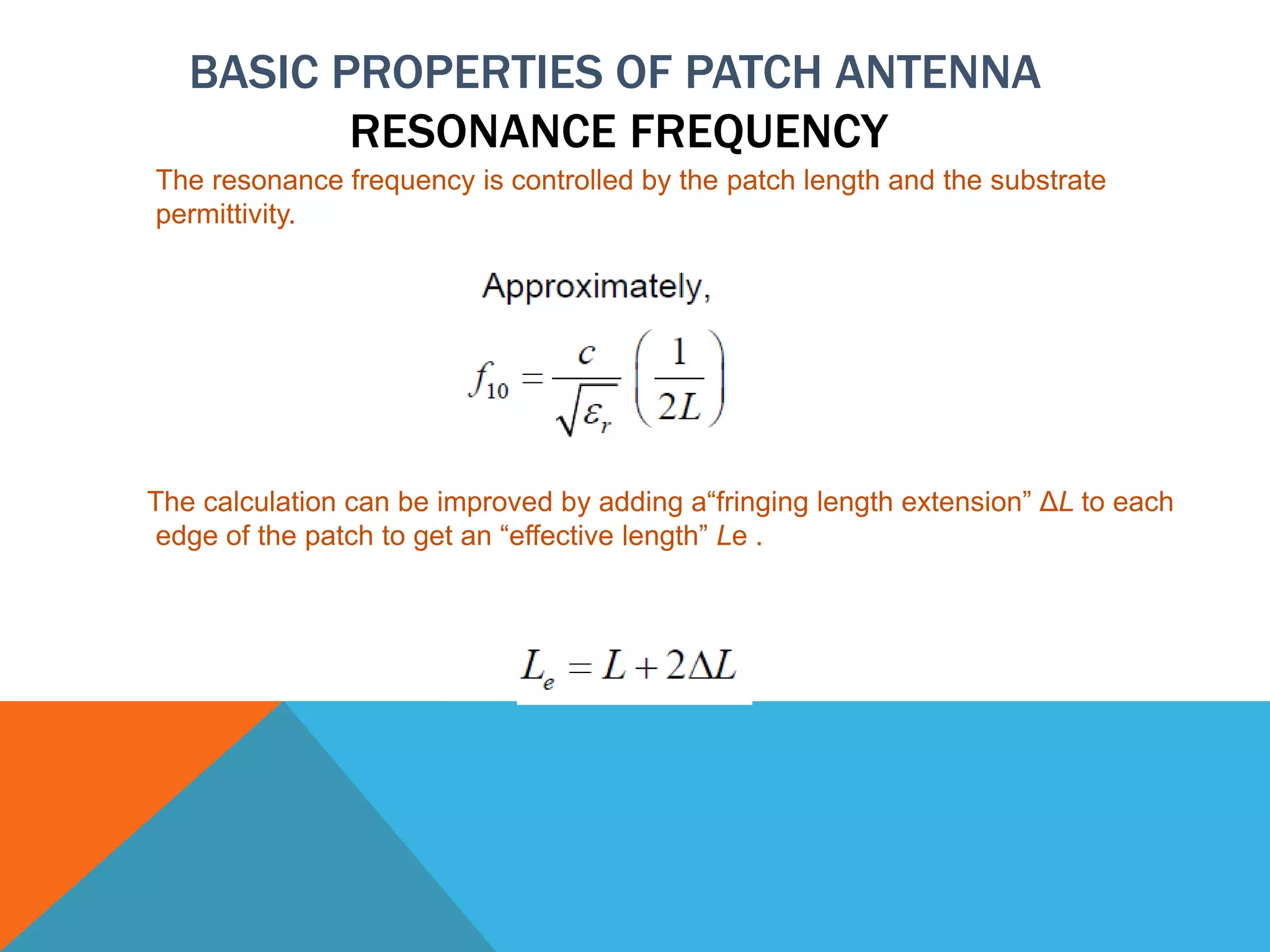 Patch antenna | PPTX