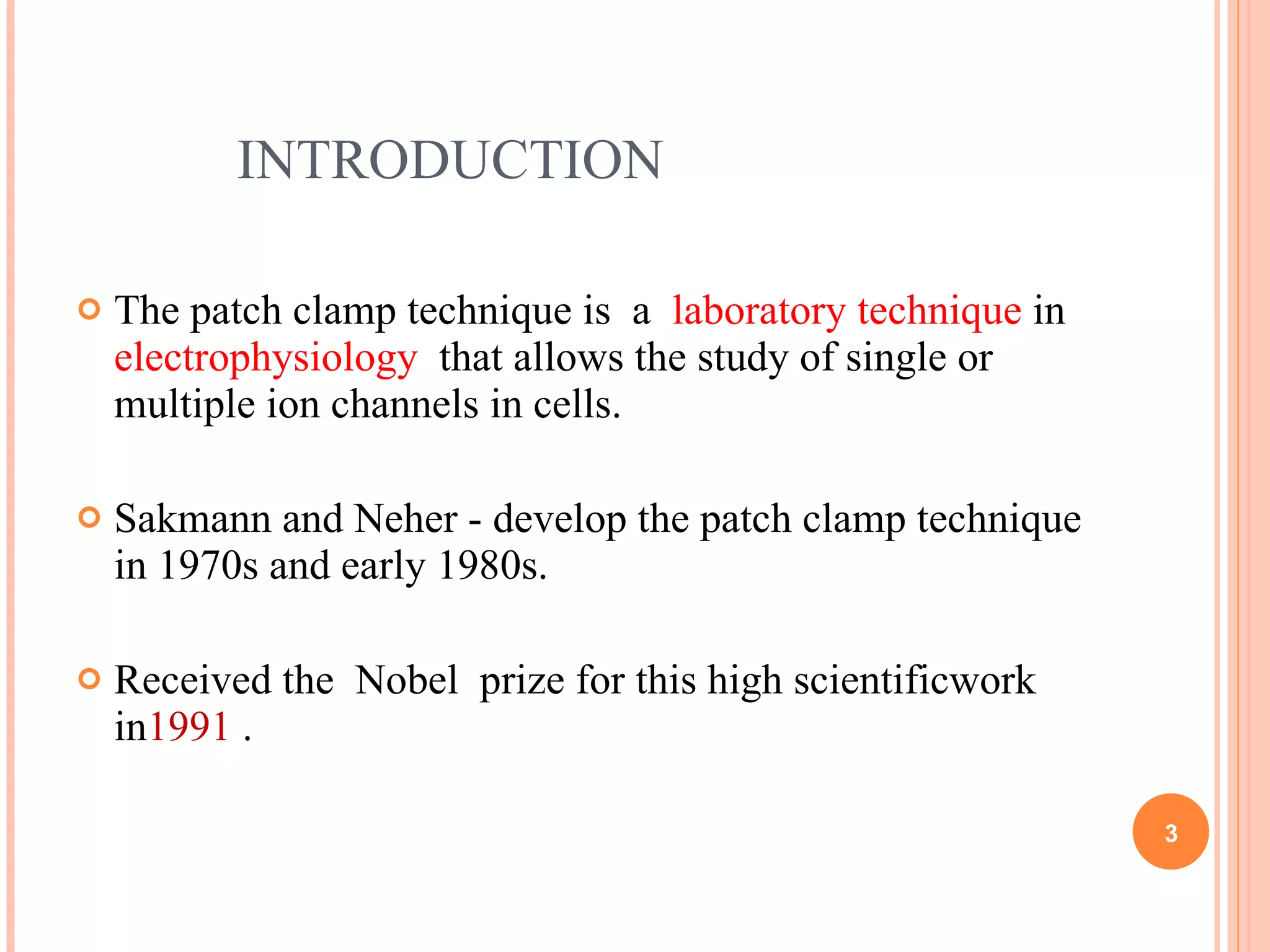 Patch clamp ppt by kp | PPT