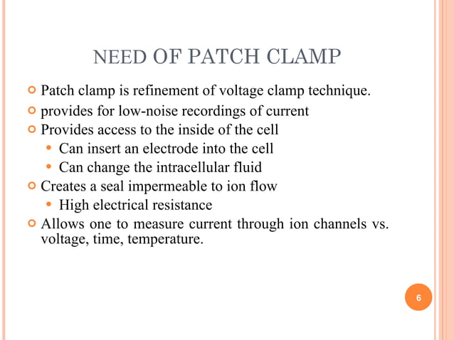 Patch clamp ppt by kp | PPT