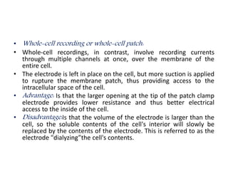 Patch clamp technique | PPTX