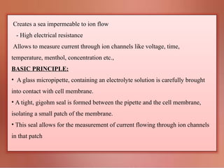 Patch Clamp Technique and its Principle.pptx