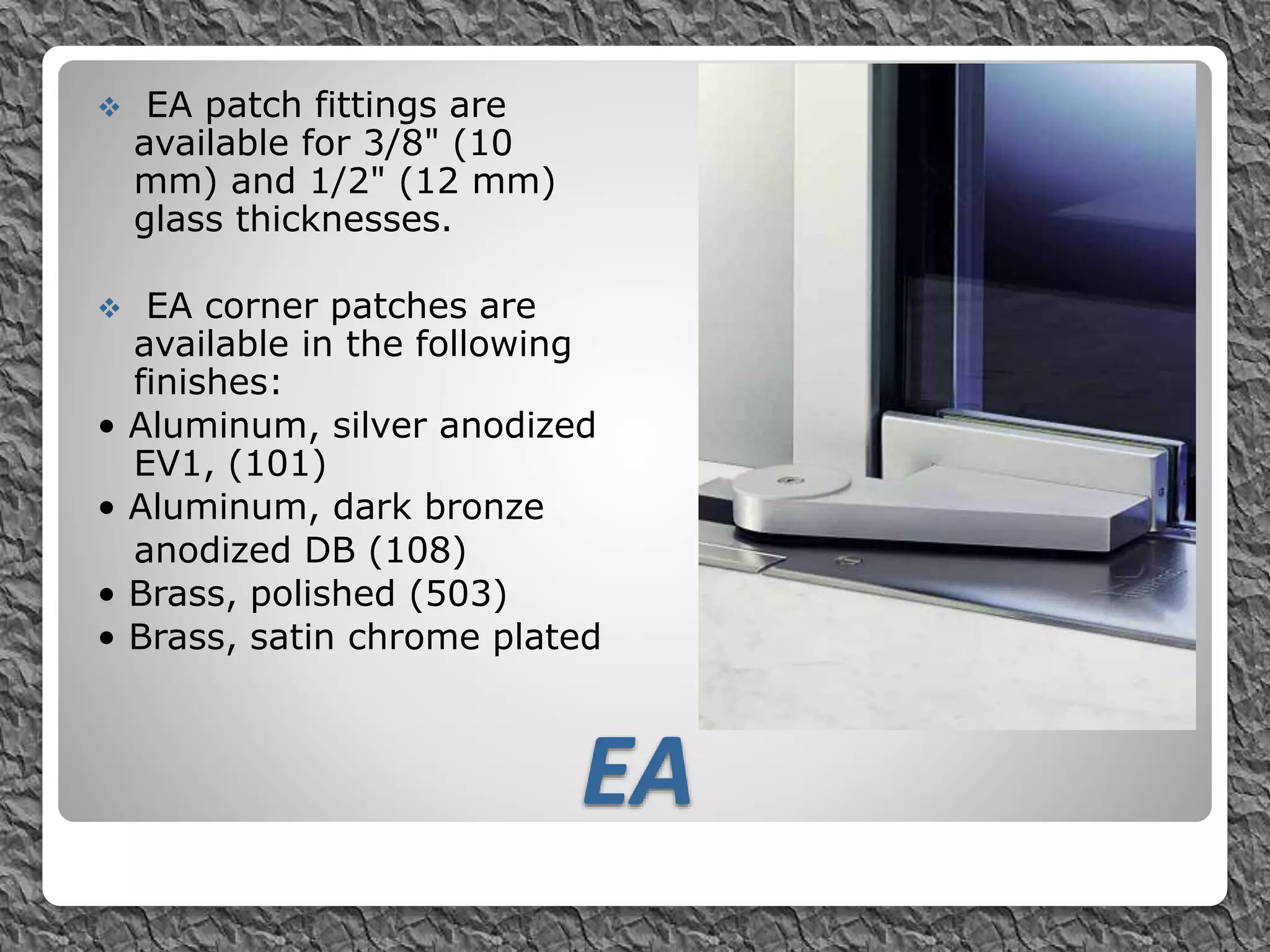 Patch fittings | PPTX